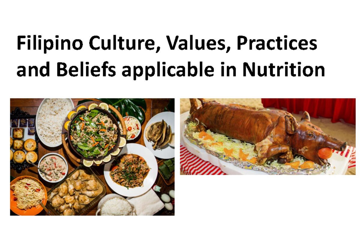 Filipino Food Culture and Traditions - Filipino Culture, Values ...