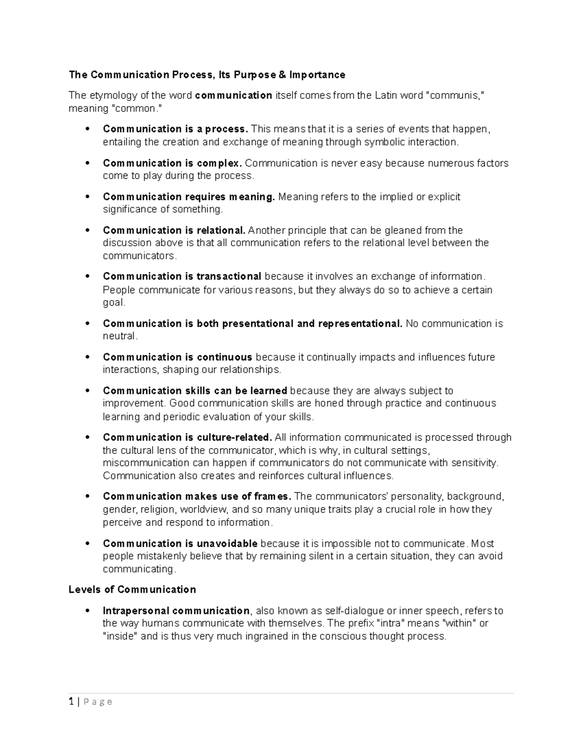 Purposive Communication (Pur Com) - Lecture Notes on Key Concepts - Studocu