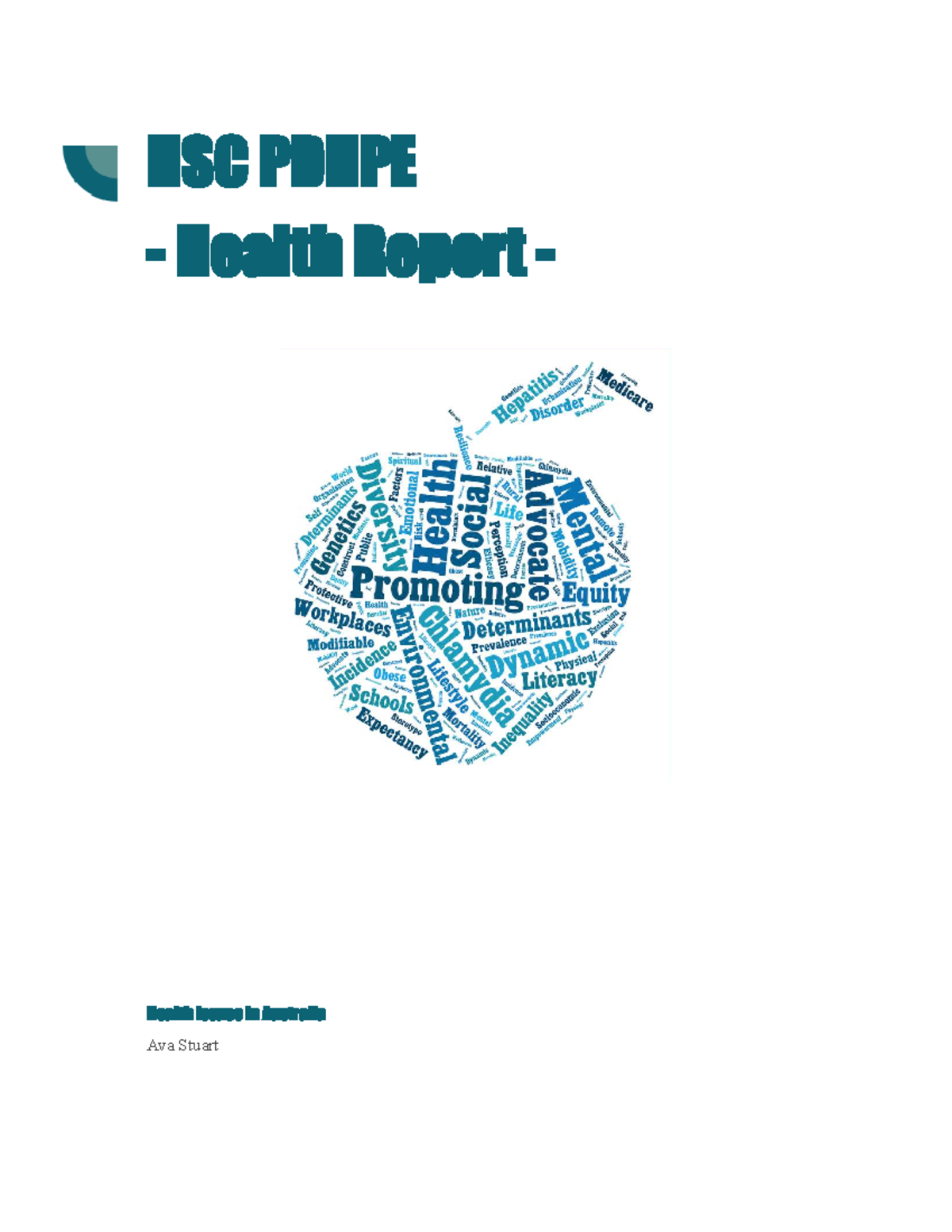 HSC PDHPE Task 2 Health Report: Trends in Mortality and Diabetes - Studocu