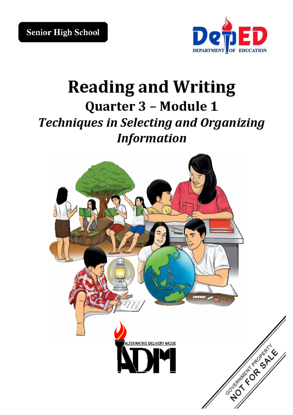 Reading and Writing Techniques: Q3 M1 Module for Grade 11 - Studocu