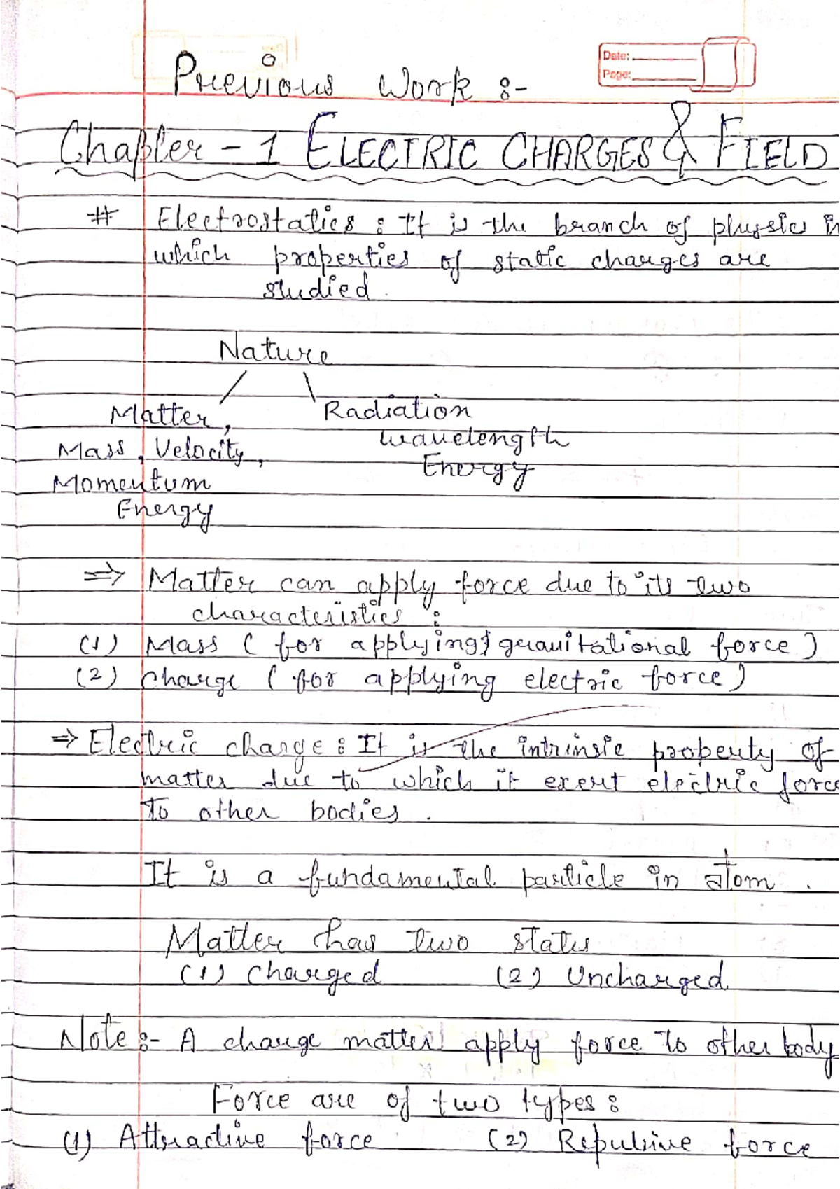**Title: PHYS 101: Lecture Notes on Electric Charges and Fields** - Studocu