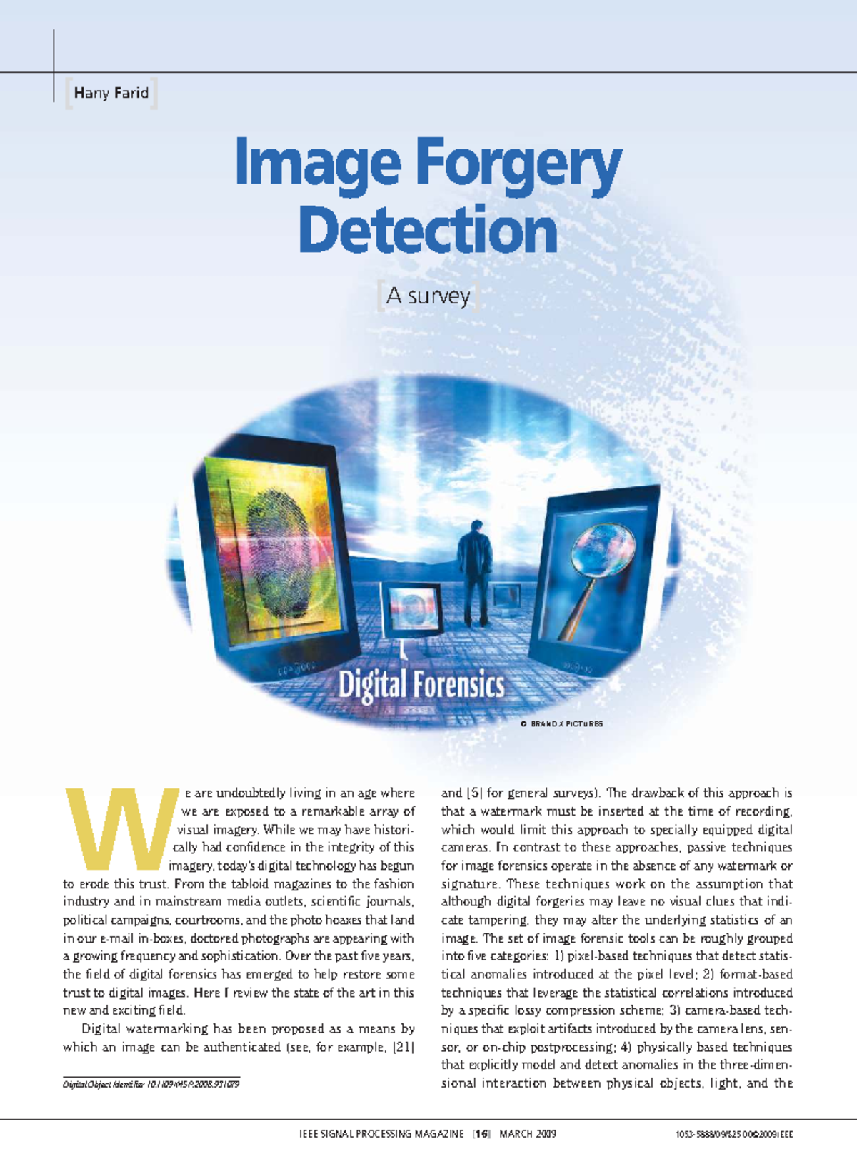 Image Forgery Detection Techniques: A Comprehensive Review - Studocu