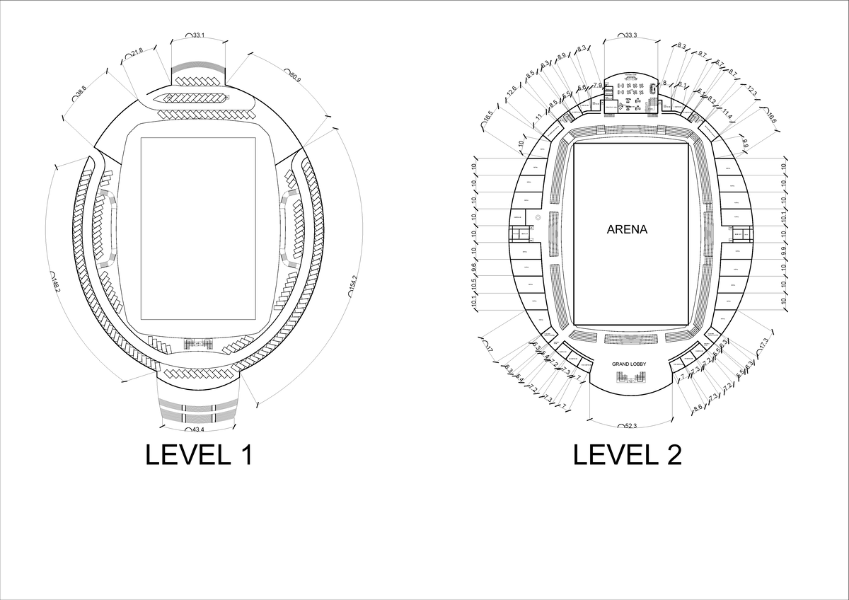 Arena Floor Plans - Detailed Layouts and Accessibility Features - Studocu