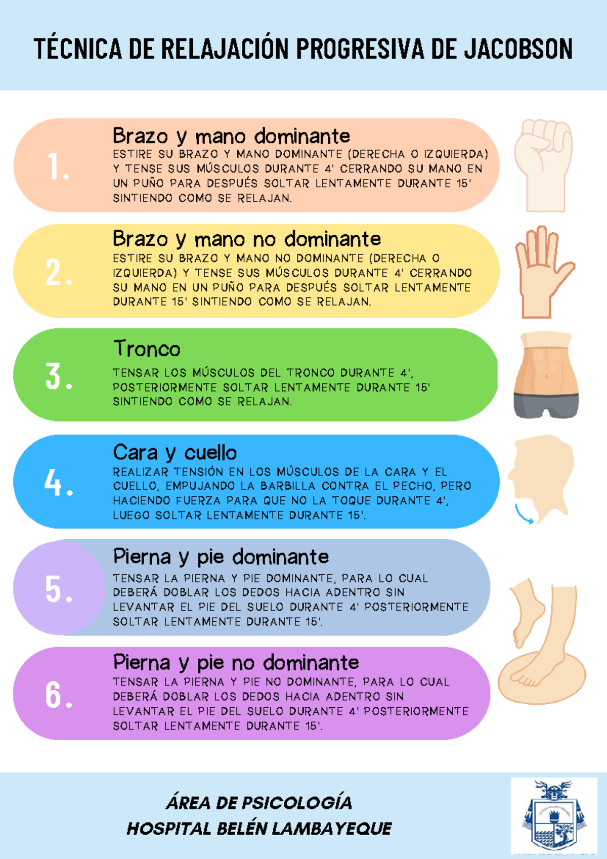 Técnica de Relajación Progresiva de Jacobson - Hospital Belén ...