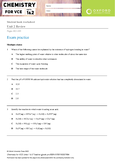 Chemistry- Unit 2 - Grade: 11 - Victorian Certificate of Education ...