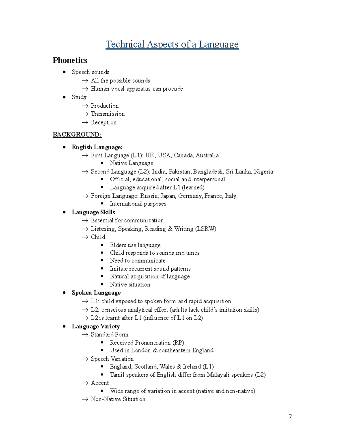 Technical Aspects of Phonetics - Lecture Notes (Chapter 3) - Studocu
