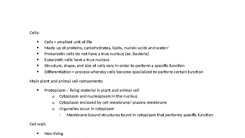 Cells: The Smallest Unit of Life - Structure and Function Overview ...