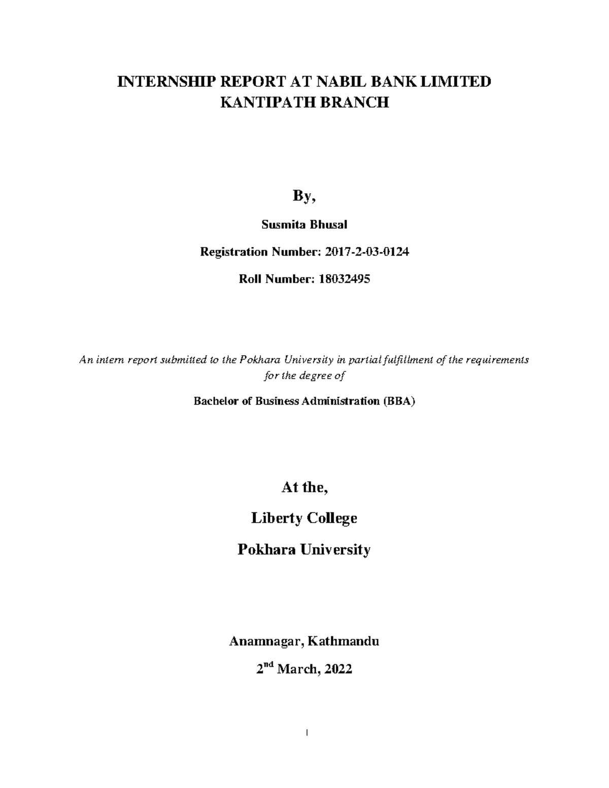 Internship Report on Global IME Bank Limited 2 - Internship Report on Global IME Bank Limited ...