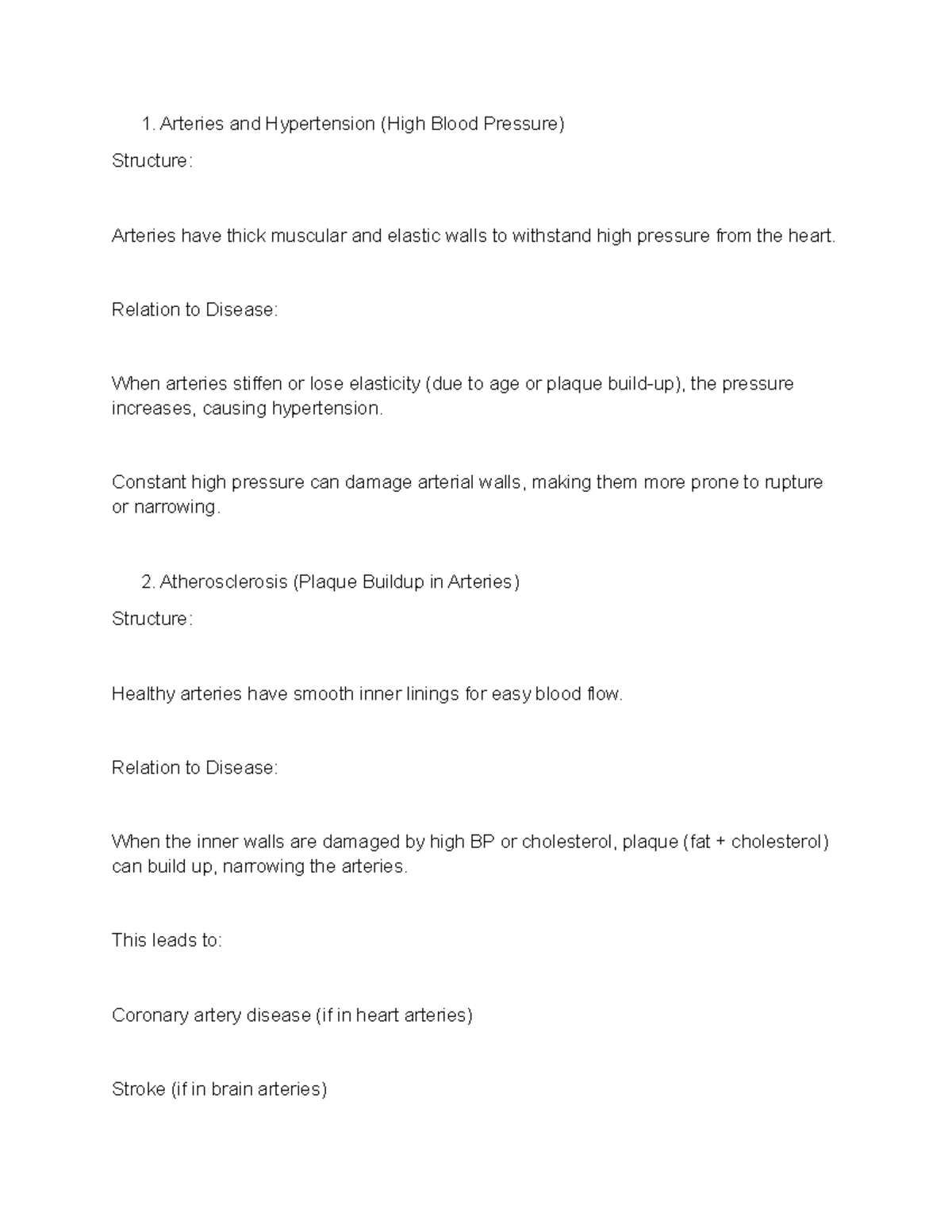BIO 101: Diseases Associated with Blood Vessels and Immunity Overview ...