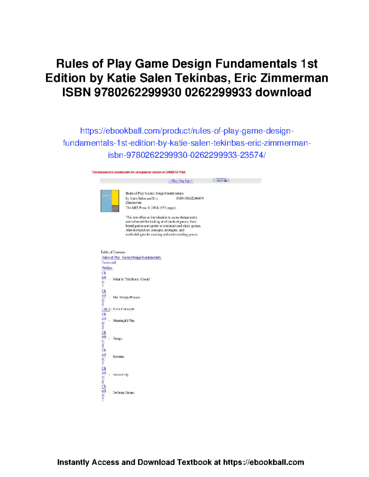 Game Design Essentials: Bowls Making the Most of Your Game 1st Ed. - Studocu