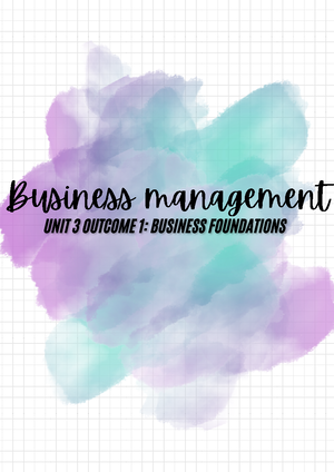 TPC framework Cheat sheet - BMKT011: Module 5 – Tutorial A, Activity 1 ...