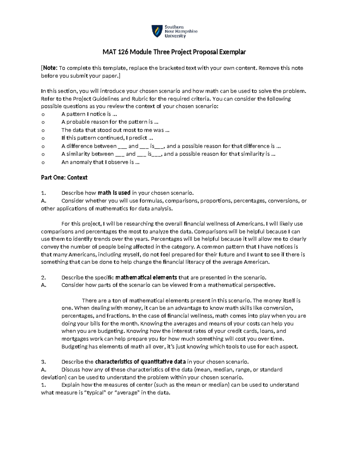 MAT 126 Module 3 Project Proposal: Exploring Financial Wellness Through ...