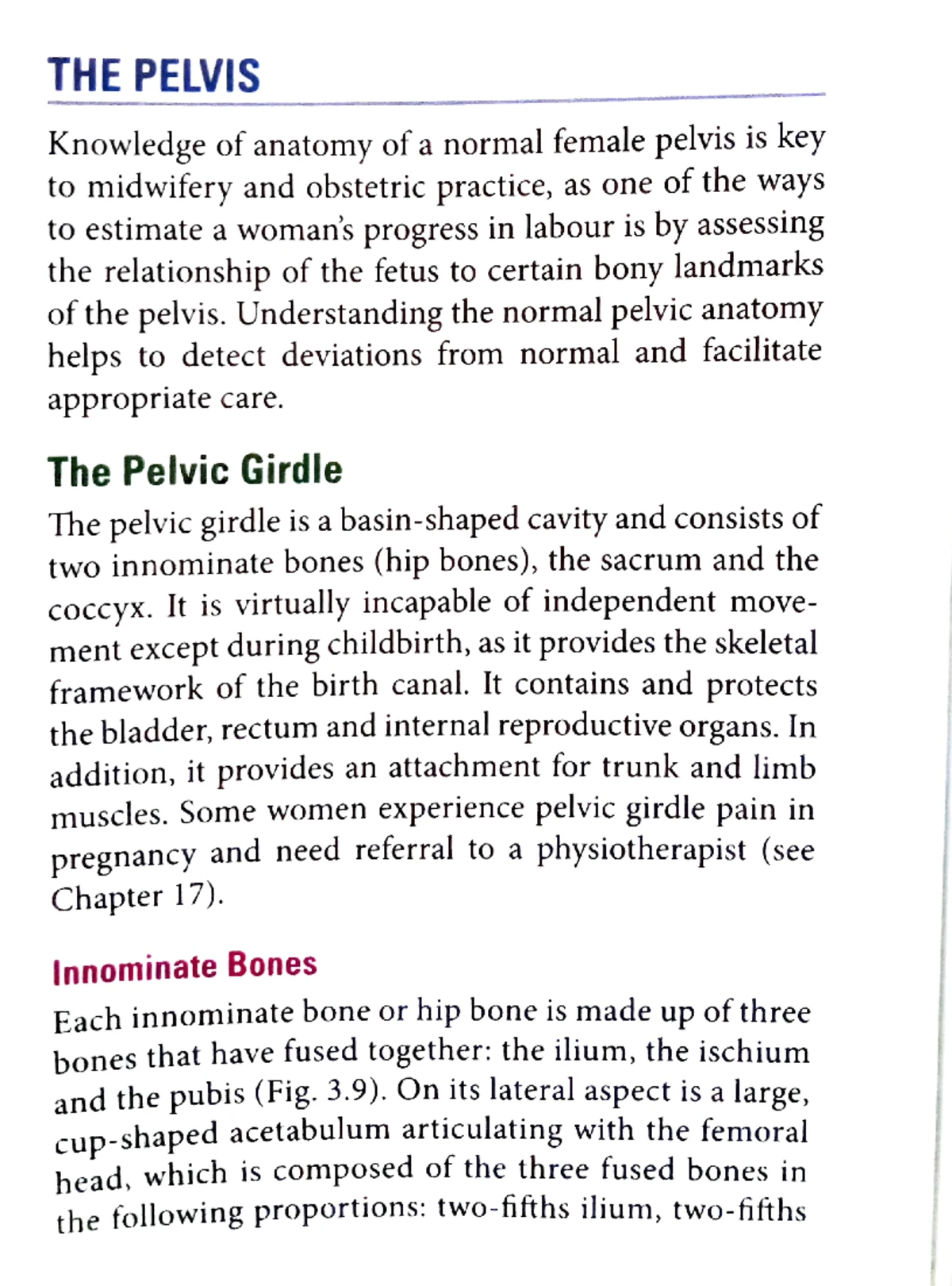 Female pelvis - Lecture notes - Bsc nursing - Studocu