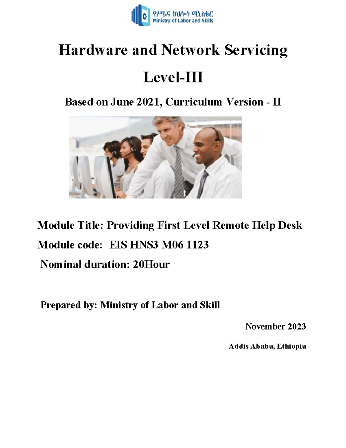 M06 - First Level Remote Help Desk Support & Client Feedback Guide - Studocu