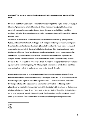 [Solved] Hvilke genre kan jeg komme op i i dansk a p hhx til skriftlig - DHO eksamen - Studocu