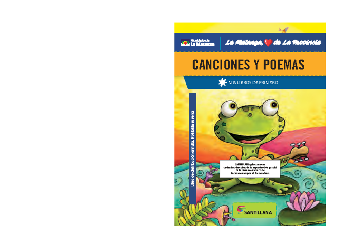 Canciones y Poemas para 1.° Lengua - Prácticas del lenguaje - Studocu