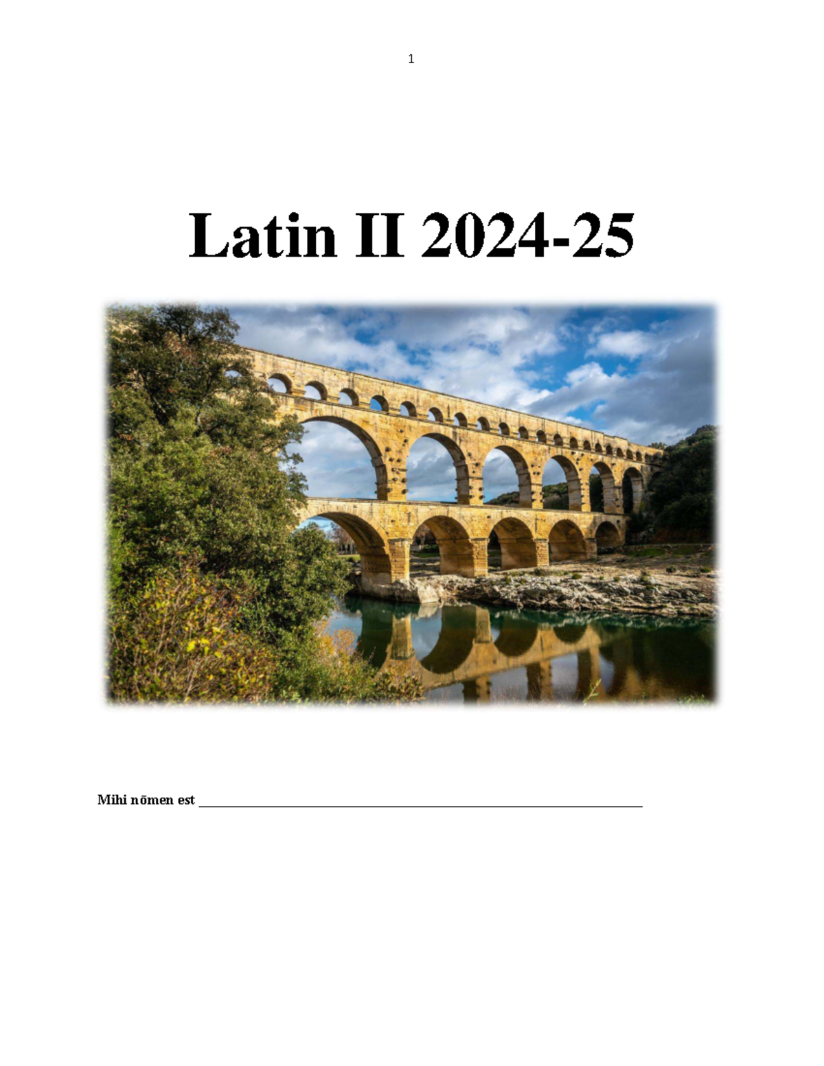 Latin II 202: Grammar Practice Exercises on Vocab & Translation - Studocu