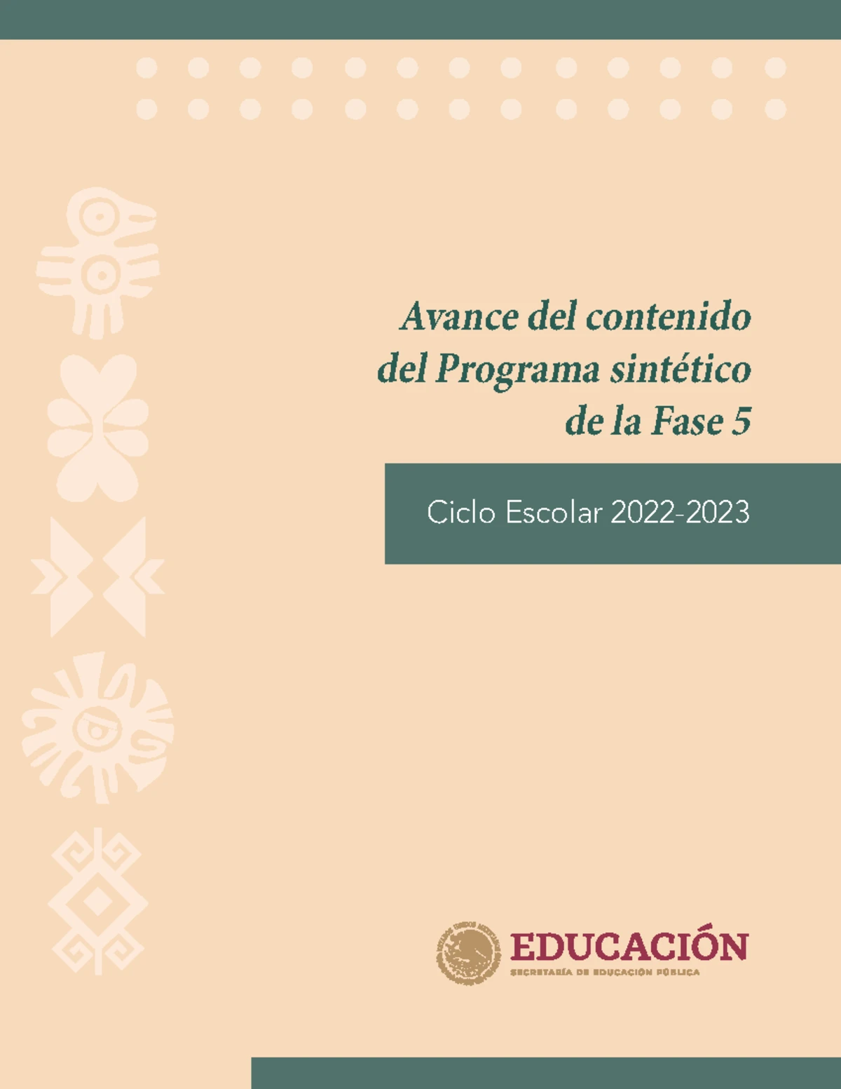 Programa Sintético Fase 3: Elementos Curriculares y Contenidos - Studocu