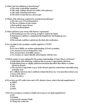 Microbes Introduction - Bmsc 210.3 - Introduction: definition and ...