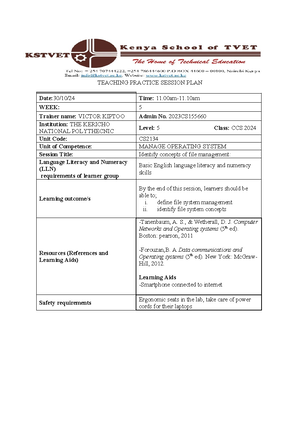 Computer Studies FORM 2 Lesson Plans: Word Processing & Table Skills ...