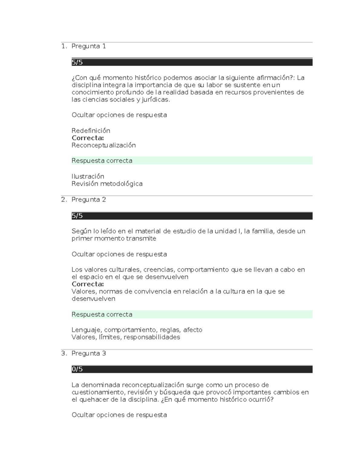 Prueba de Trabajo Social con Grupos: Preguntas y Respuestas Clave - Studocu