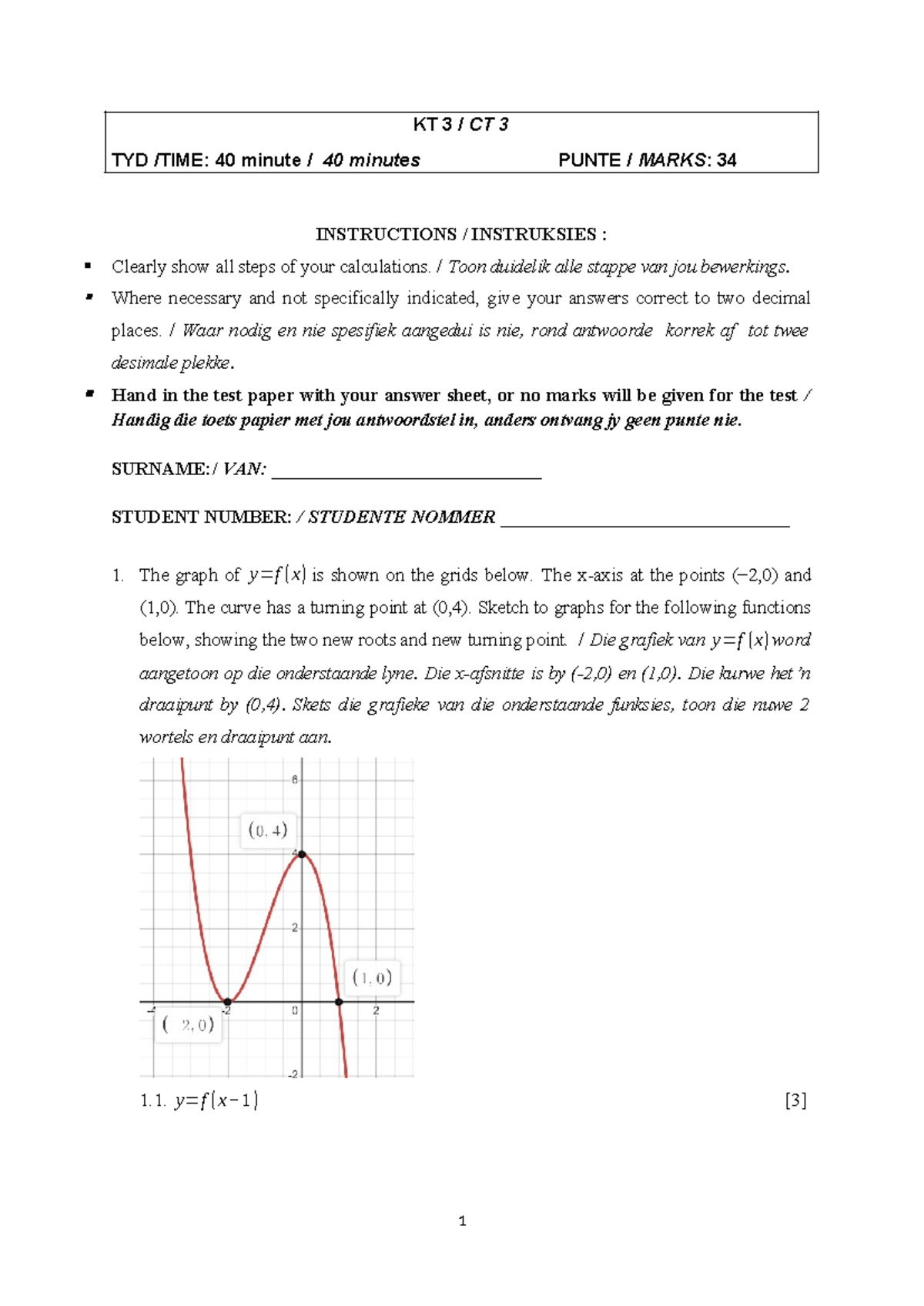 Tutorial 3 - Unit 3 - Copy - KT 3 / CT 3 TYD /TIME: 40 minute / 40 ...