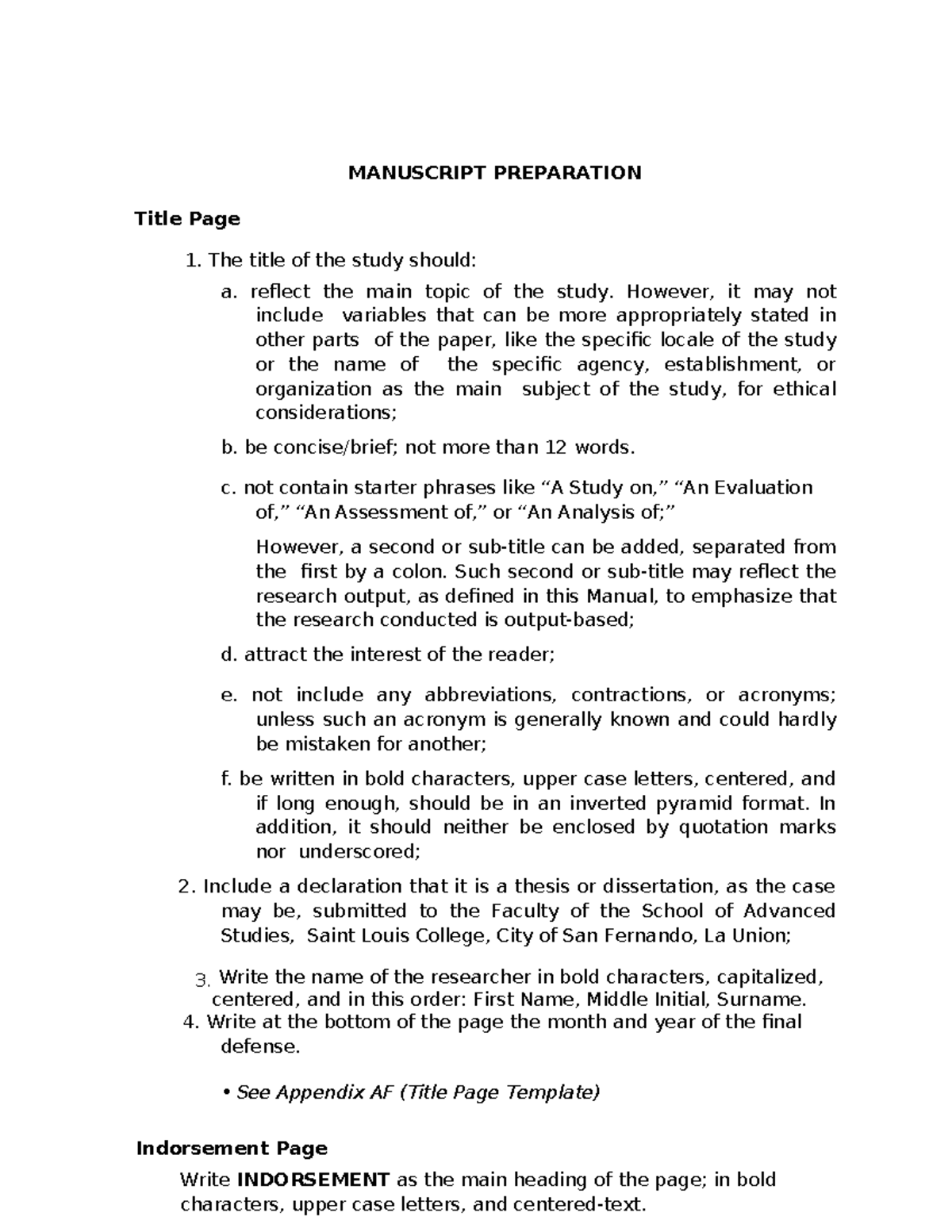 Accountancy Research Manuscript Preparation Guidelines - Studocu