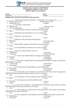 DAY 1 Earth AND LIFE Science G11 - LESSON 1 DIFFERENT HYPOTHESES ...