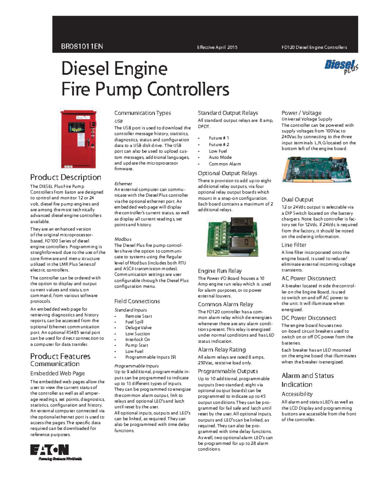 FD120 Diesel Engine Controller Overview and Key Features - Studocu