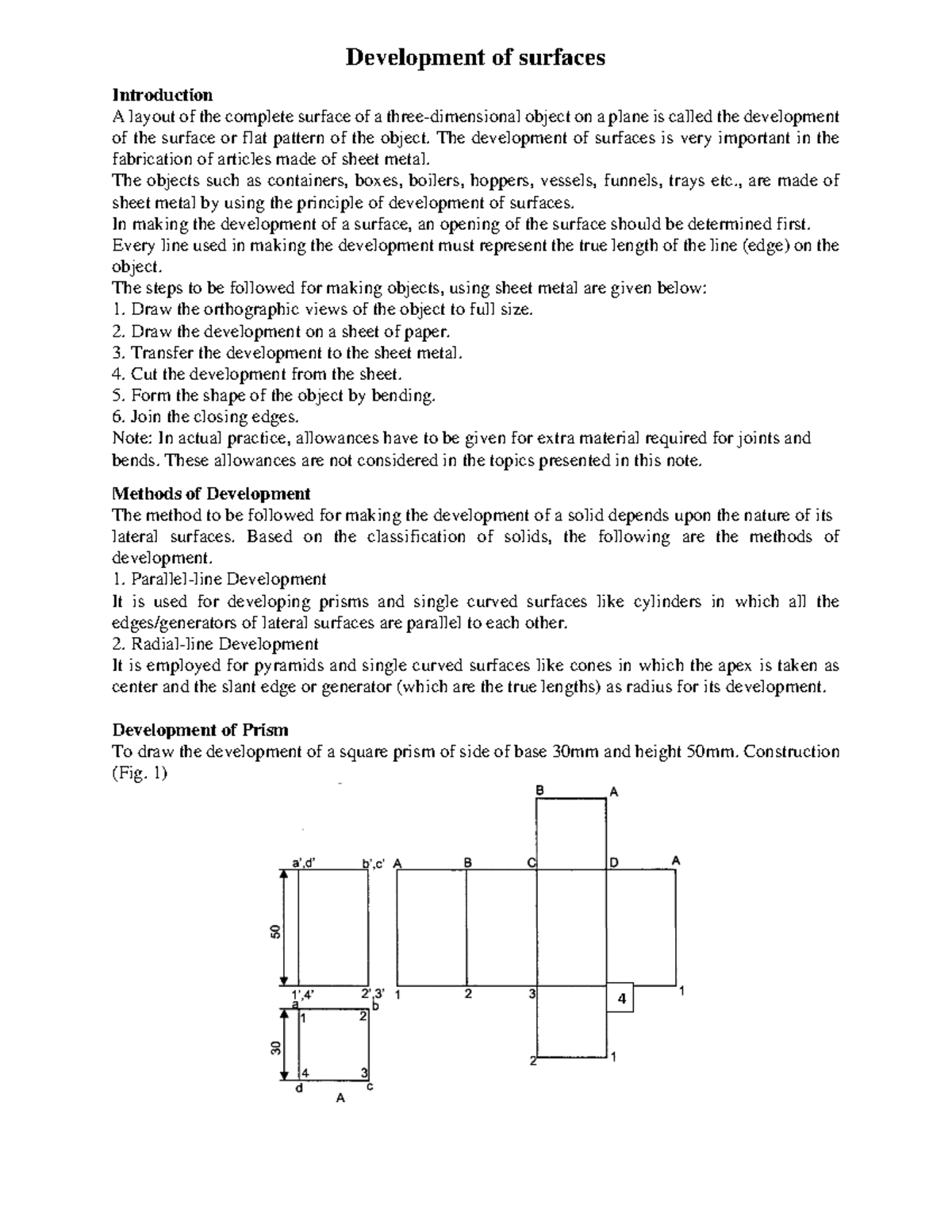 Development of Surfaces: Techniques and Methods for Sheet Metal Design ...