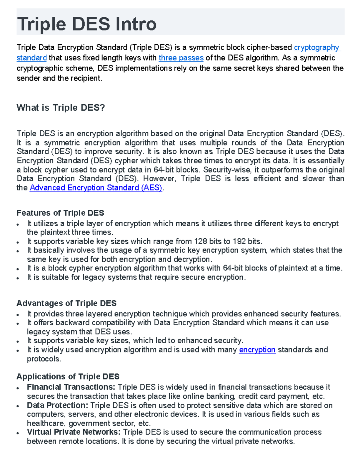 CNS Notes 5 - cns unit 5 - Triple DES Intro Triple Data Encryption ...