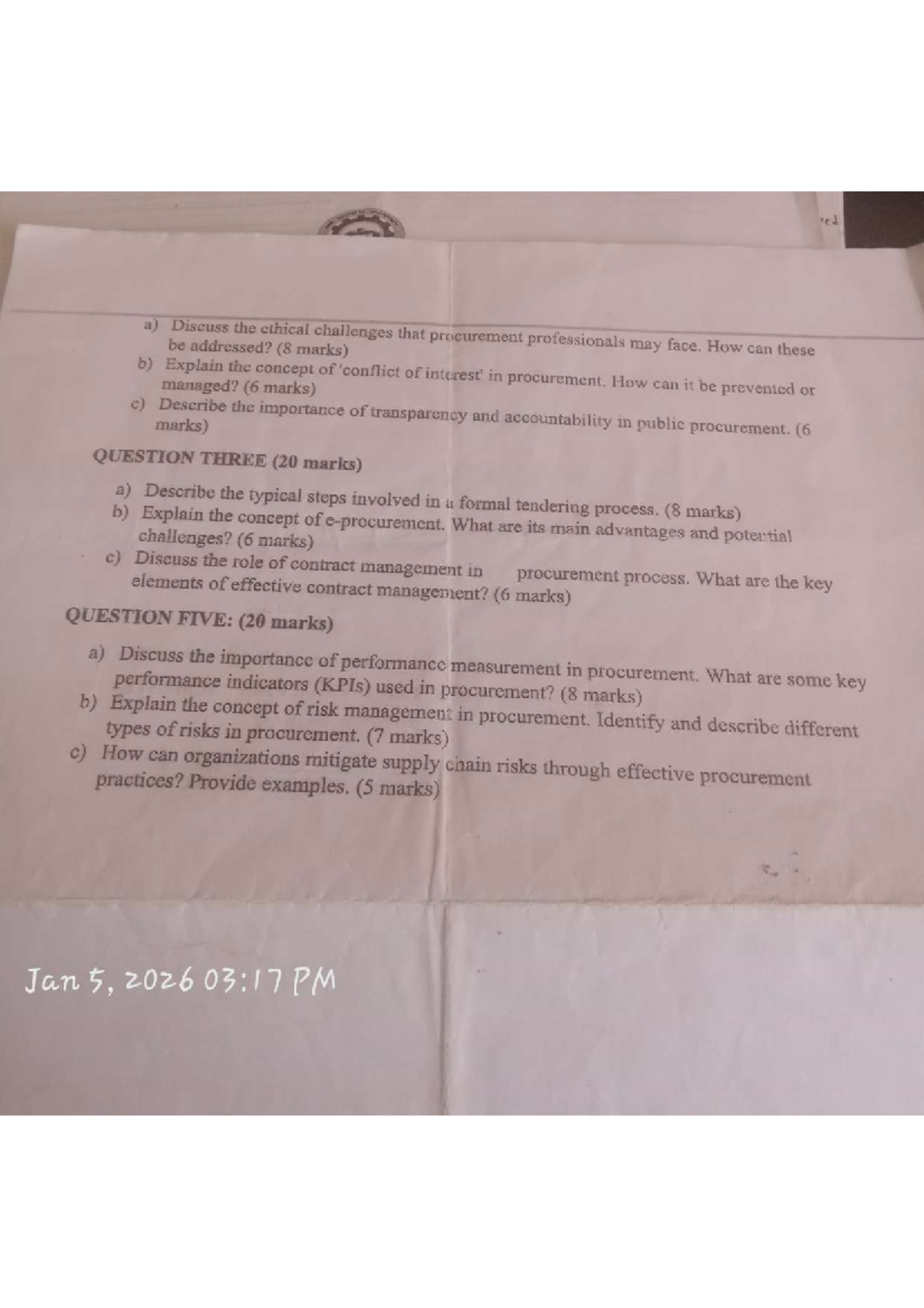 Principles of Procurement: Ethical Challenges & Risk Management ...