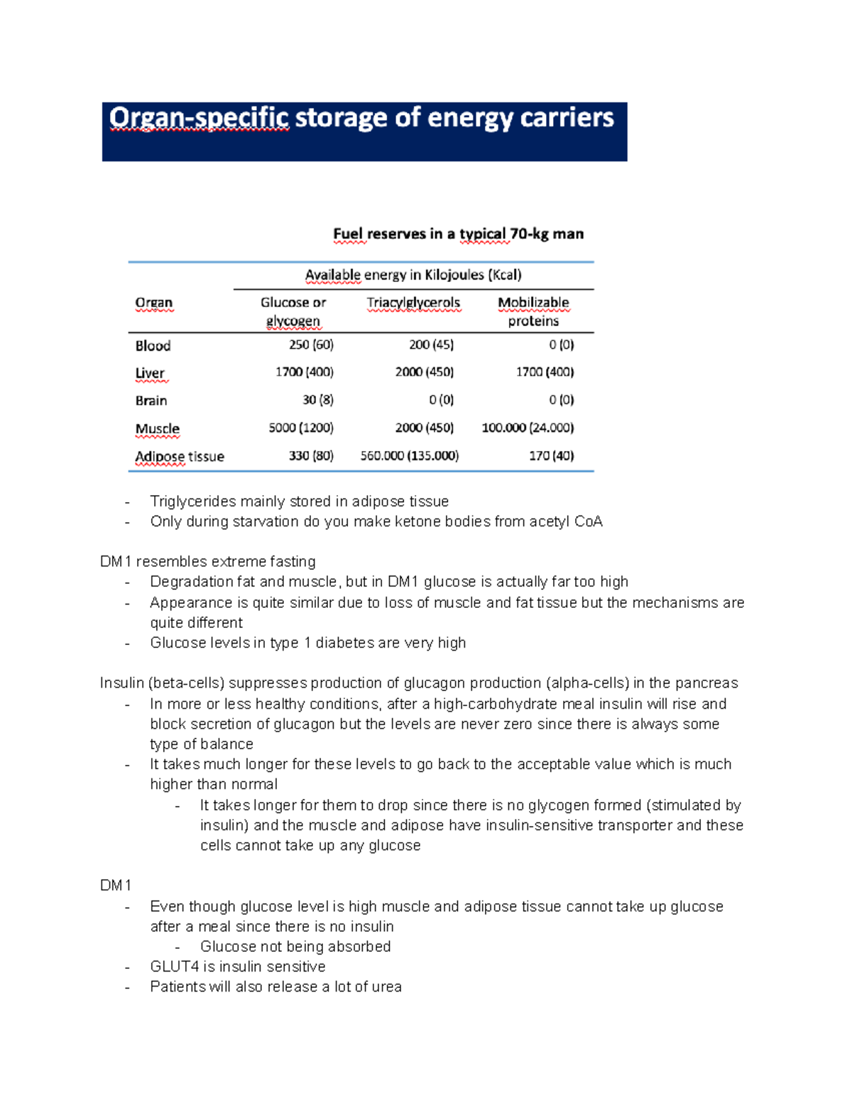 MBC - 9 - Lecture Notes on Diabetes, Obesity, and Muscle Wasting ...