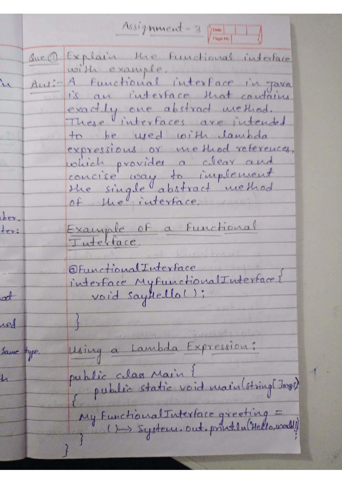 OOPS with Java Assignment 3: Understanding Interfaces and Inheritance ...