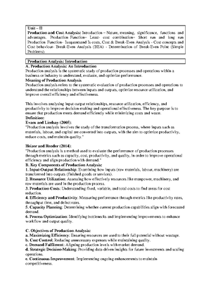 MEFA- Unit 2 C- Production and Cost Analysis- BEP Problems & Solutions ...
