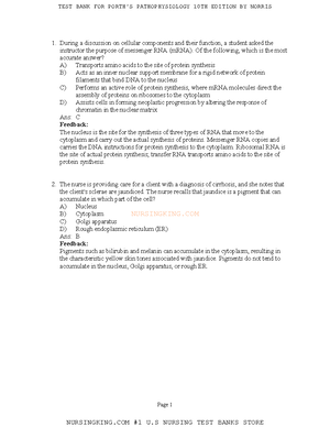 Mn551 assignment 7 prt 2 - Case Study 1: Disorders of Hepatobiliary and Exocrine Pancreas ...