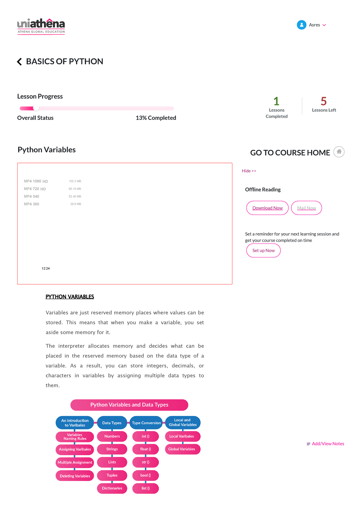 Python Variables: An Introductory Lesson (Course Code Included) - Studocu