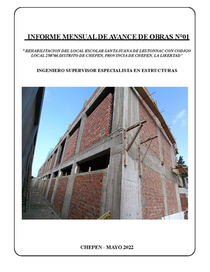 Estructuras Y Cargas - informe - FACULTAD DE INGENIERÍA Y ARQUITECTURA ...