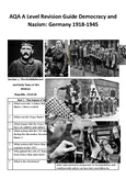 A Level Germany 1918-1945 - AQA A Level Revision Guide Democracy and ...