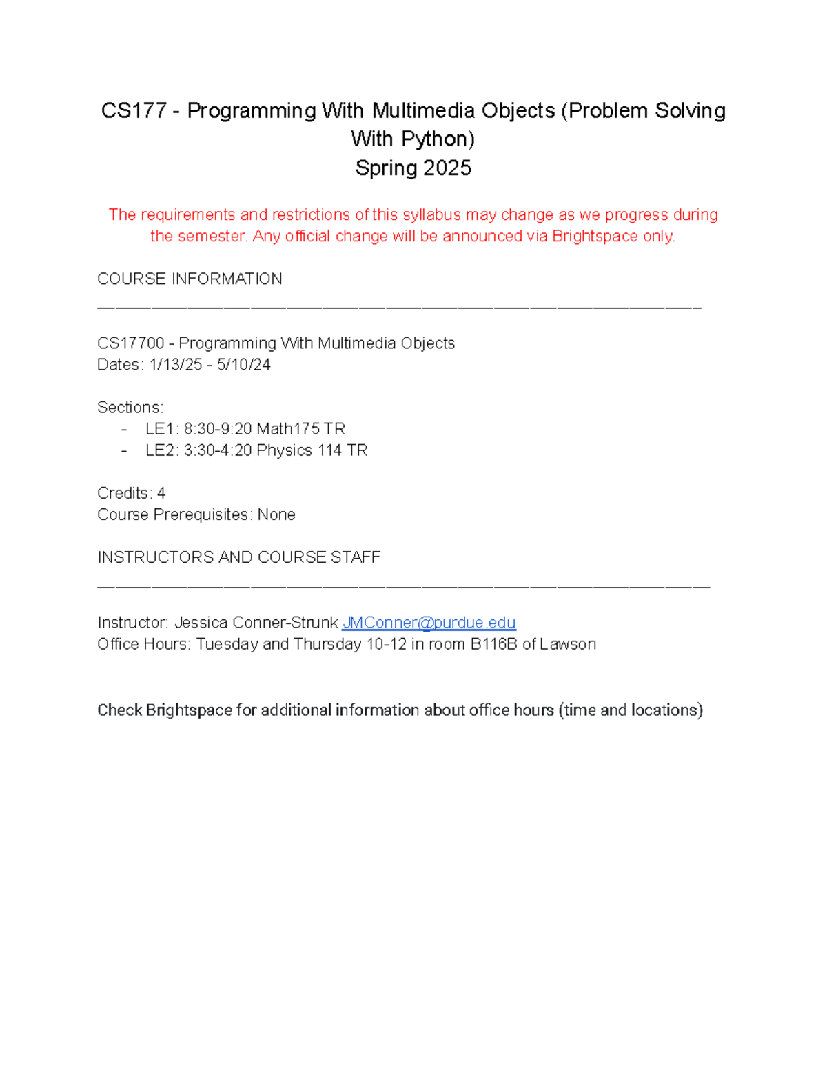 lecture 02 2025-1 - CS177 - Programming With Multimedia Objects (Problem Solving With Python ...