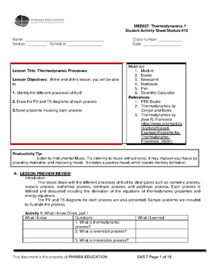 Heat Transfer PSE 21 - Practice Solving - MECHANICAL ENGINEERING REVIEW PRIME’S SUPPLEMENTARY ...