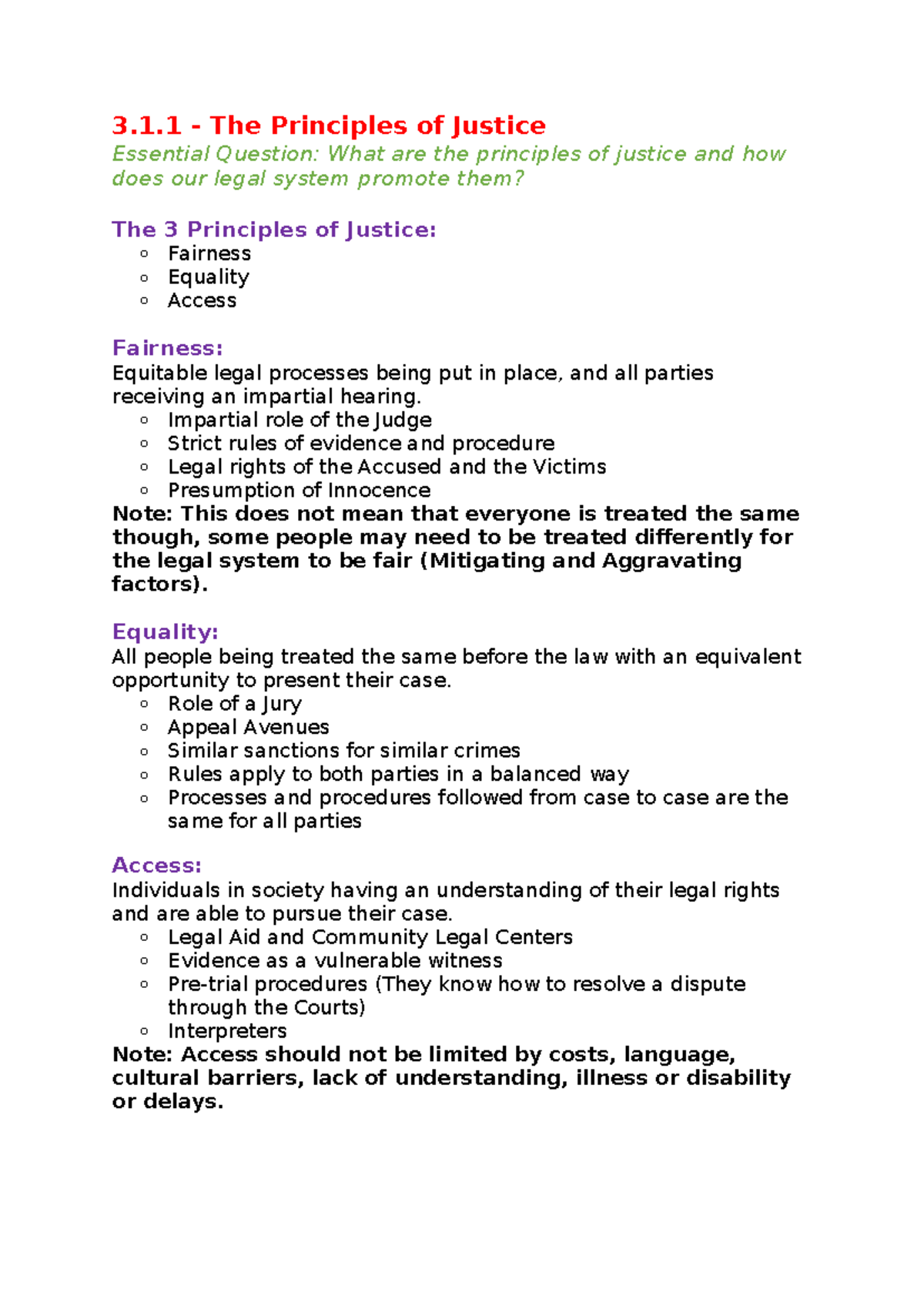 VCE Unit 4 AOS1 Legal Studies: Principles & Key Concepts Explained ...