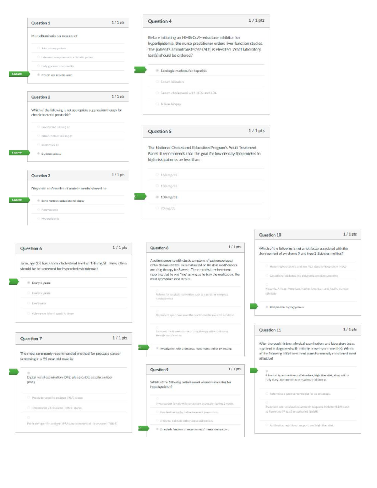 NURS 101 Week 8 Quiz Answers and Review Notes - Studocu