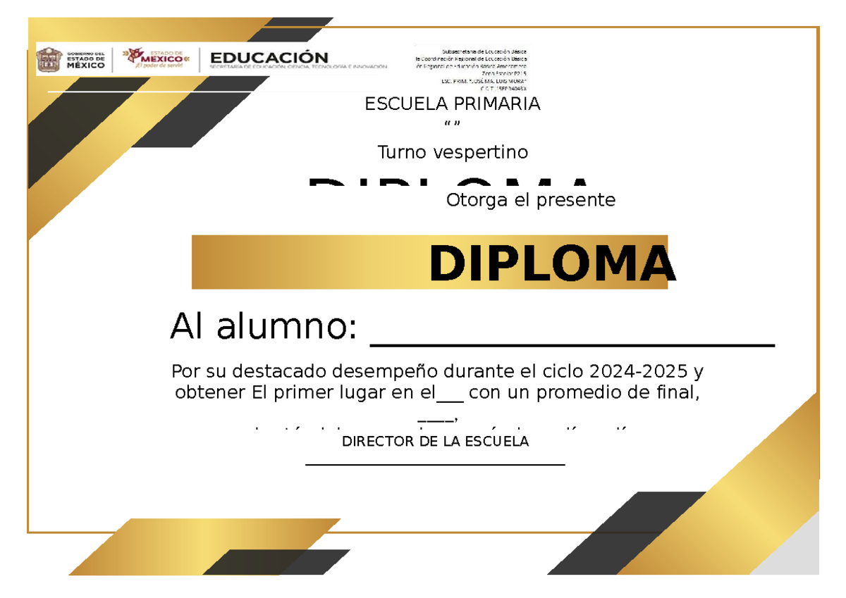 Diploma 2025 - Grabado IV - Otorga el presente DIPLOMA Al alumno