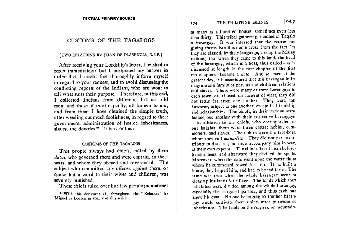 PHILHIS Sources - Readings in Philippine History - TEXTUAL PRIMARY ...
