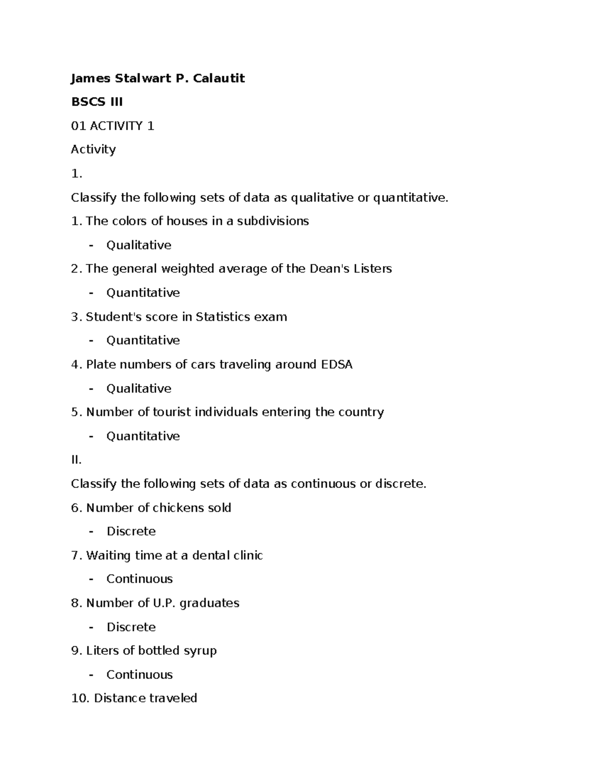 ffffffffffffffffffffffffffff - James Stalwart P. Calautit BSCS III 01 ...