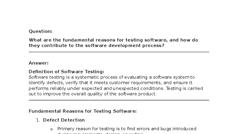 Software Testing Principles and Their Impact on Development Process ...