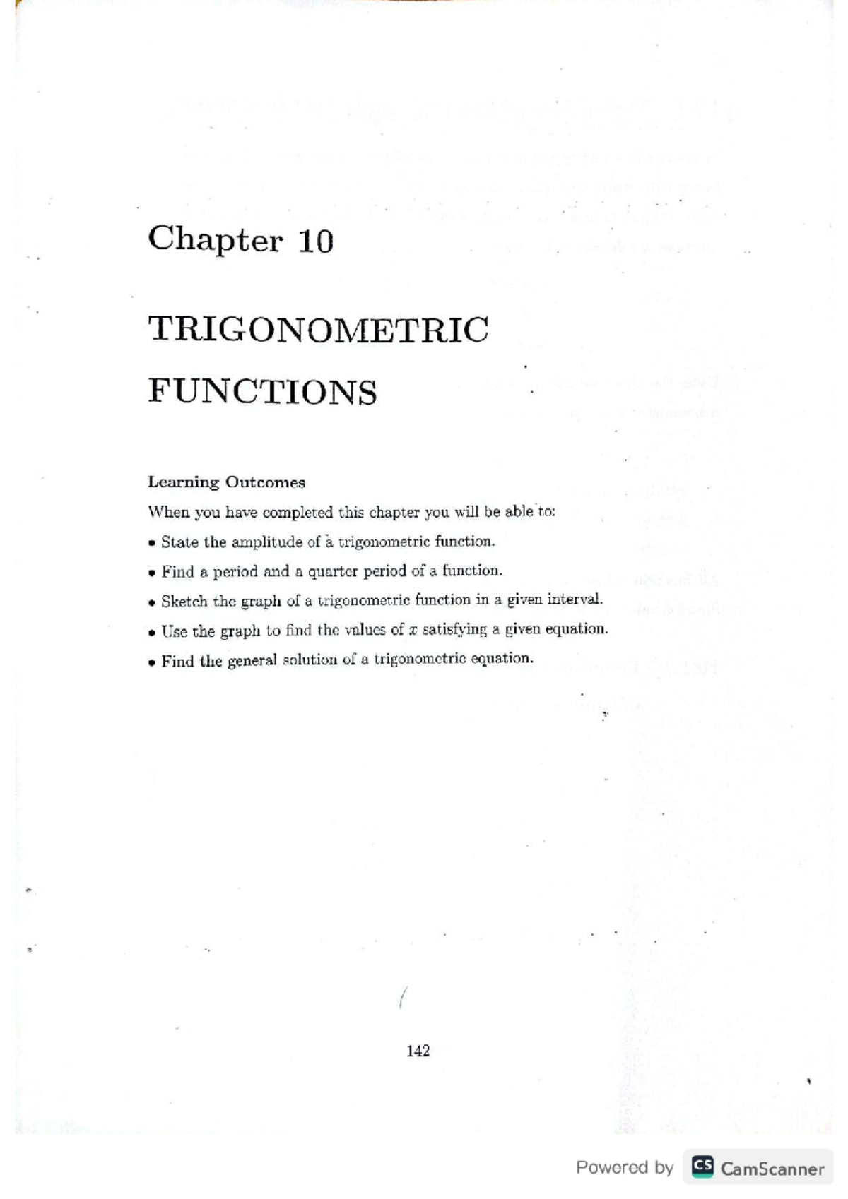 Chapter 10: Trigonometric Functions Overview and Learning Outcomes ...