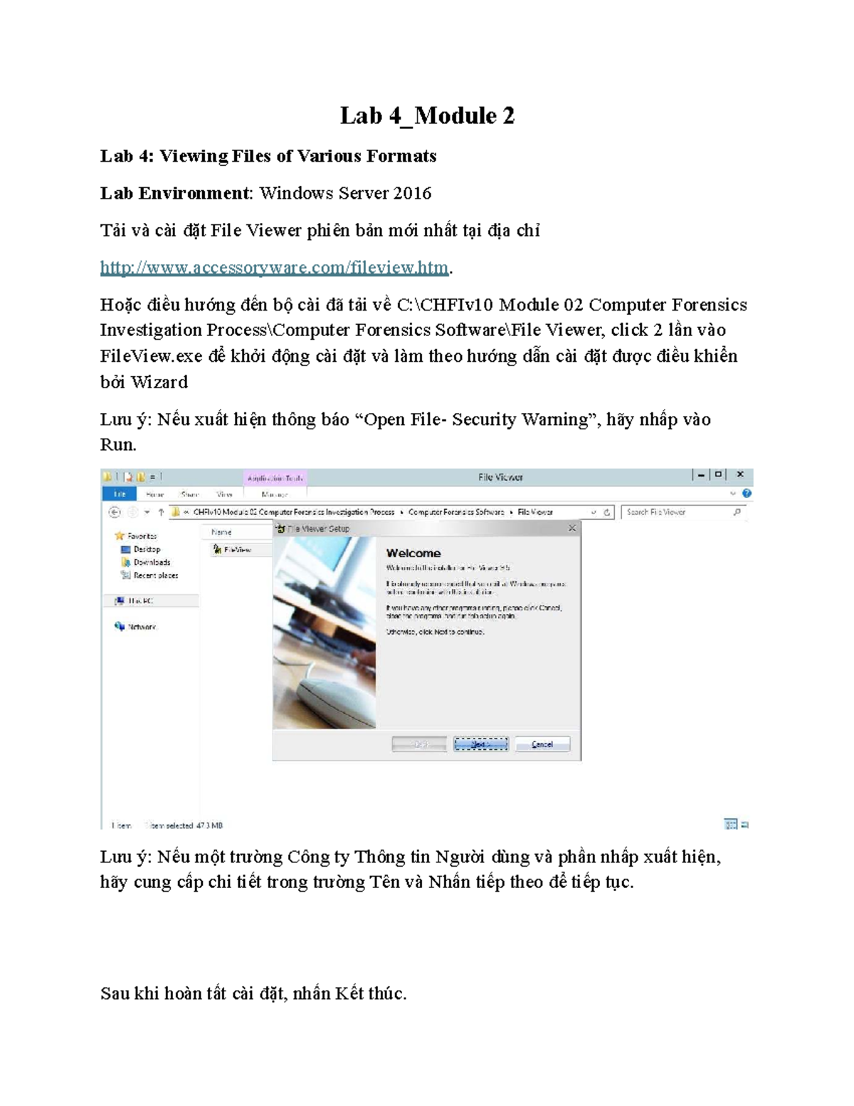 Lab 4: Investigating File Formats in Windows Server 2016 (Module 2) - Studocu