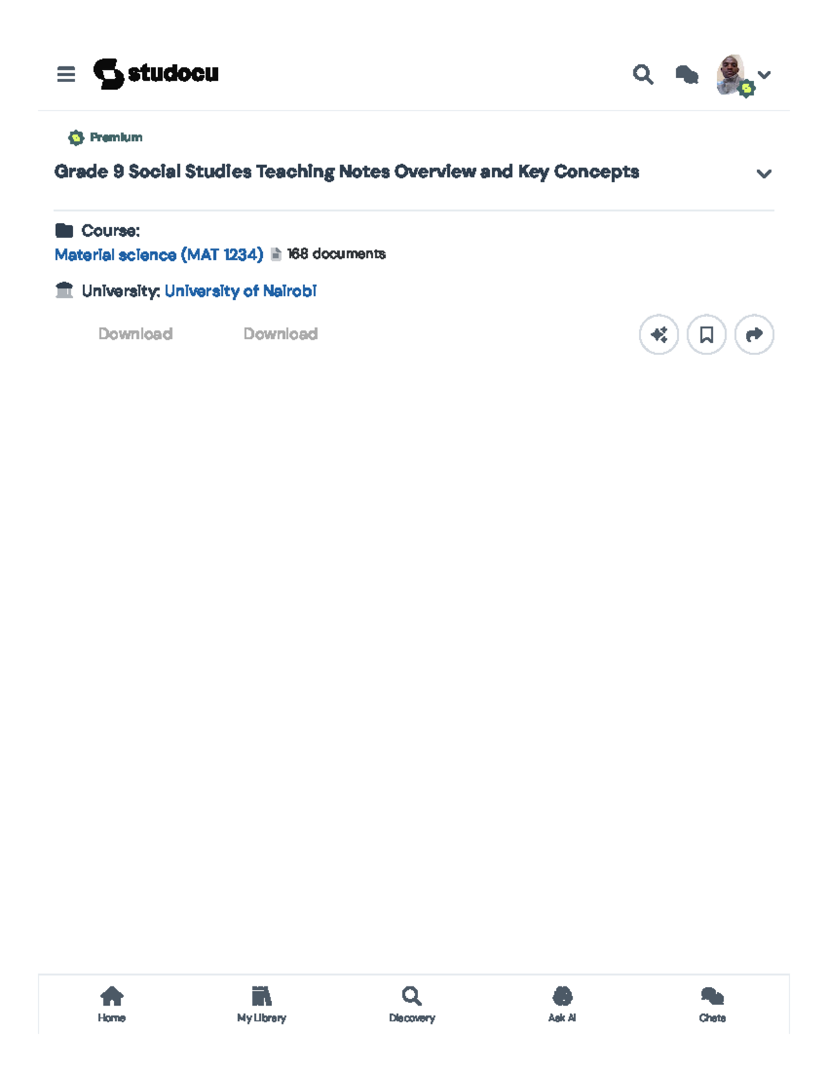 Grade 9 Social Studies Teaching Notes Overview & Key Concepts (MAT 1234 ...